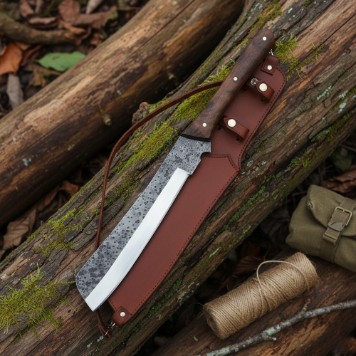 The Thresher - Custom Hand Forged Carbon Steel Bushcraft Knife by ...